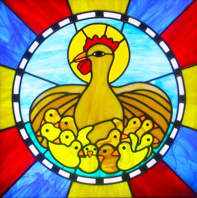 The Mother Hen on the Cross – Happy Lutheran